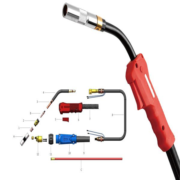 Súng hàn Mig OTC-350 và chi tiết – Máy hàn | máy hàn điện tử| máy hàn mini